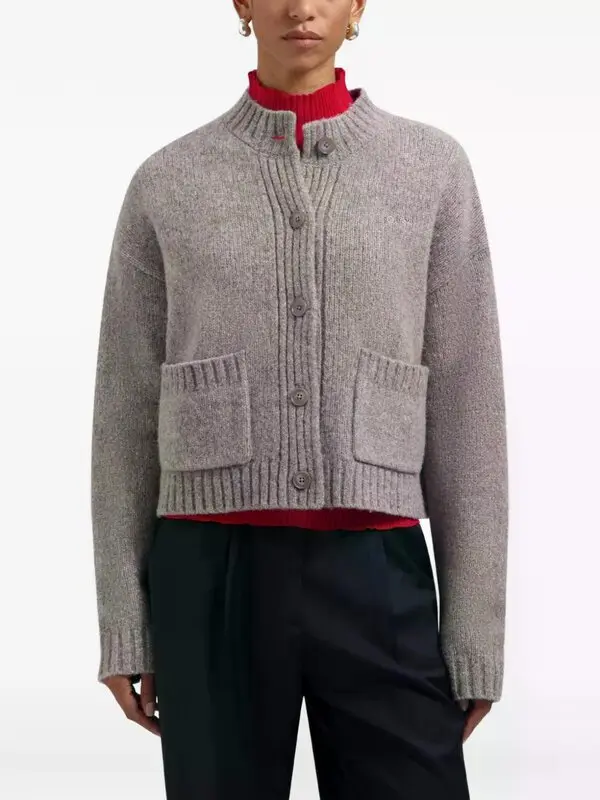 OLAF Button-up Patch-pocket Cardigan