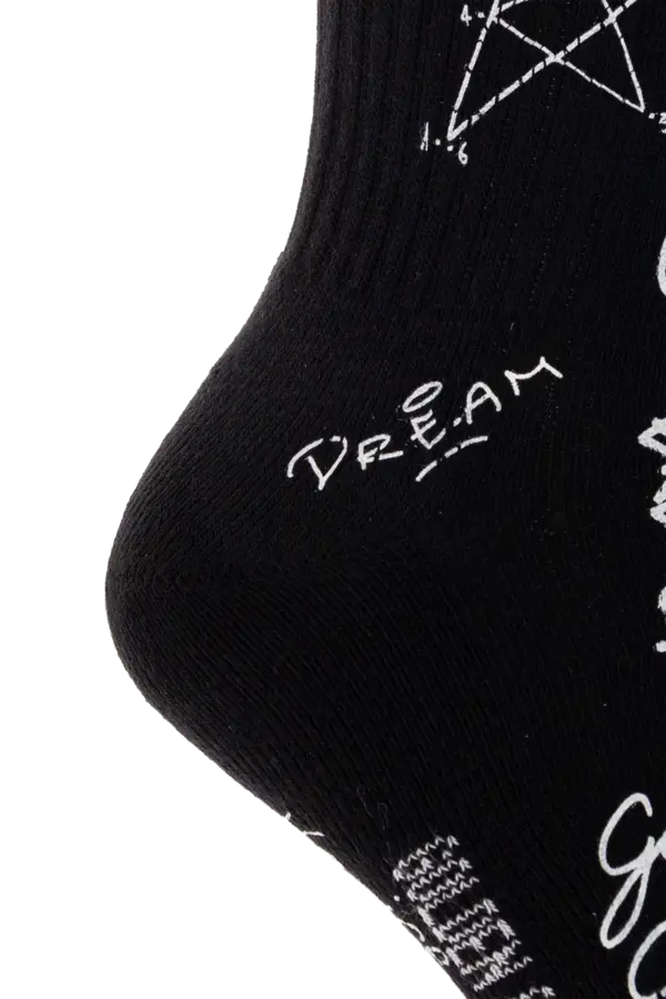 GOLDEN GOOSE Cotton Logo Socks