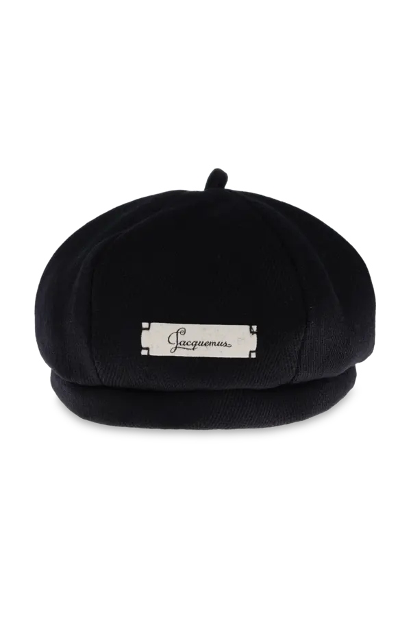 Jacquemus Wool Hat ‘cavallo - Black