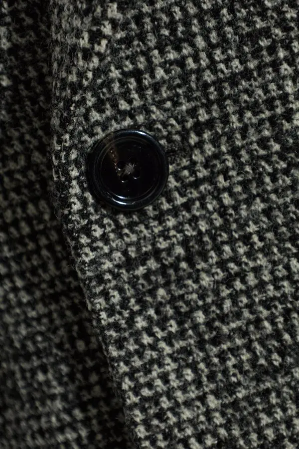 Dolce & Gabbana Gray Houndstooth Wool Blazer By