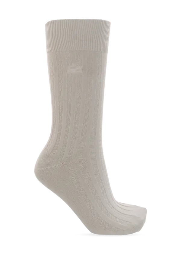 Lacoste Cotton Socks With Logo