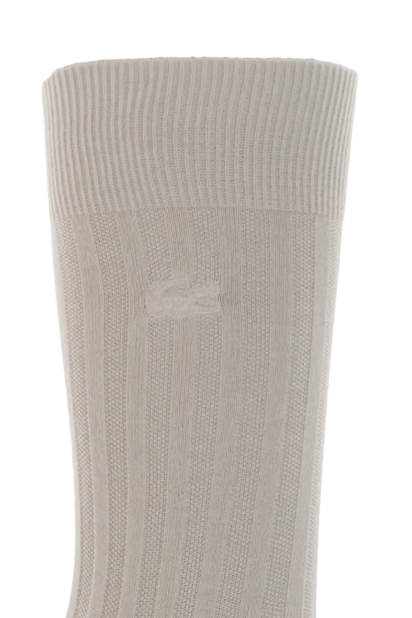 Lacoste Cotton Socks With Logo