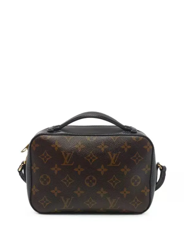 LOUIS VUITTON 2018 Saintonge Monogram-canvas Shoulder Bag - Brown