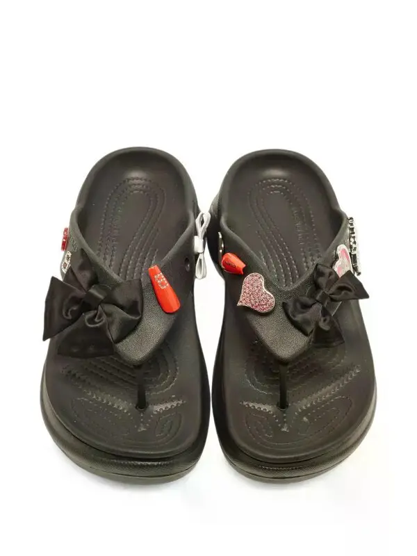 Balenciaga X Crocs Jibbitz Tong Slides