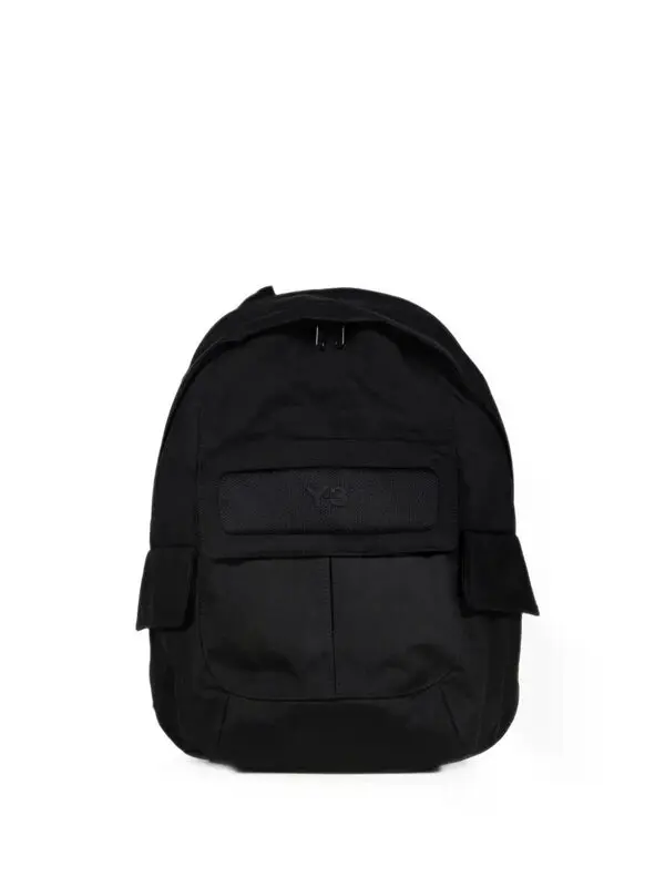 Y3 Logo-patch Multi-pocket Backpack