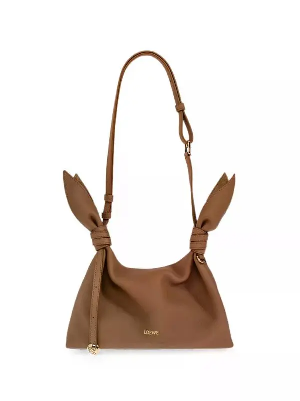 Loewe Mini Scarf Bag In Smooth Calfskin - Brown