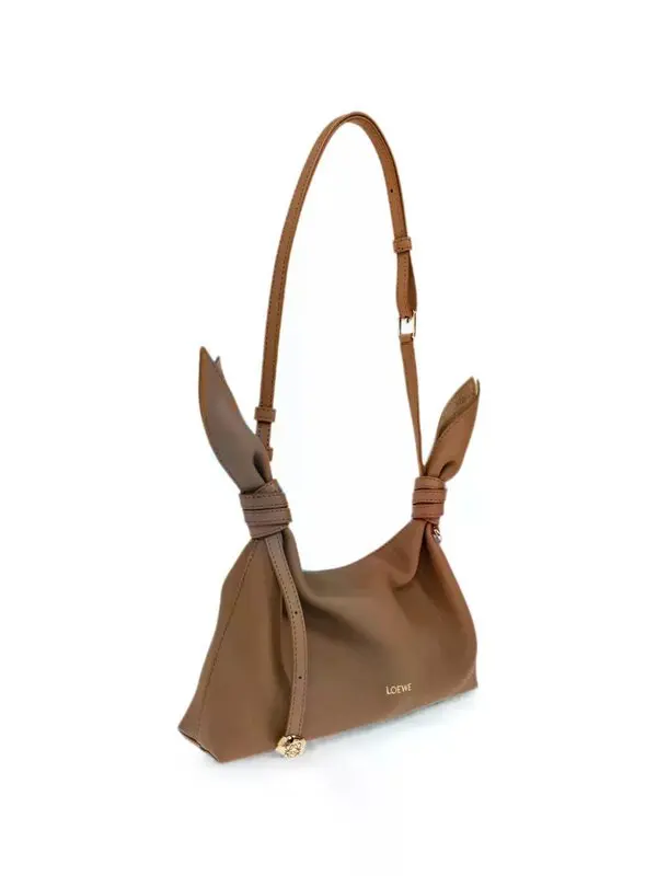 Loewe Mini Scarf Bag In Smooth Calfskin - Brown