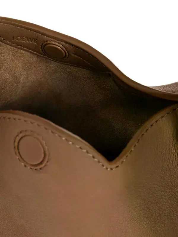 Loewe Mini Scarf Bag In Smooth Calfskin - Brown