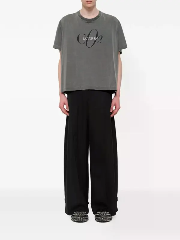 DOUBLET Logo-embroidered T-shirt