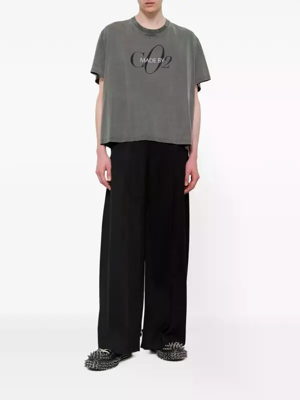 DOUBLET Logo-embroidered T-shirt