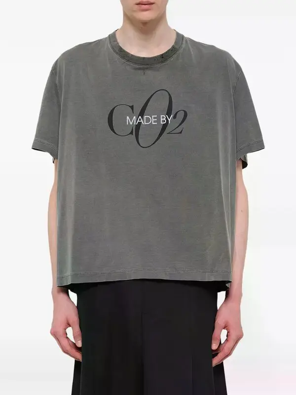 DOUBLET Logo-embroidered T-shirt
