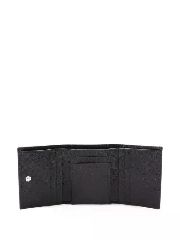 Prada Tessuto Saffiano Trifold Wallet