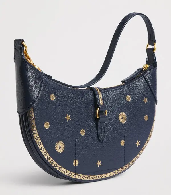 Polo Ralph Lauren Mini Leather Embellished Polo Id Shoulder Bag