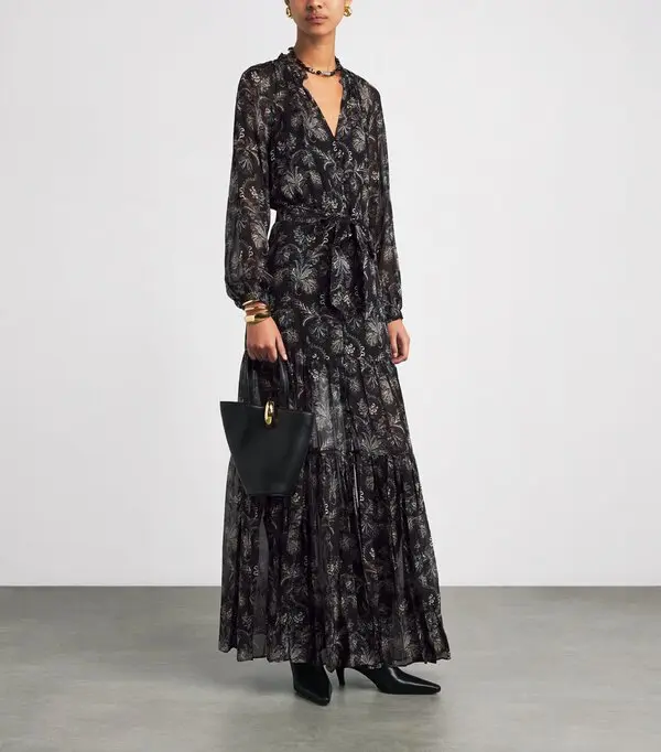 Veronica Beard Silk Isra Maxi Dress