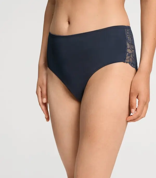 Hanro Azelia Maxi Briefs - Navy