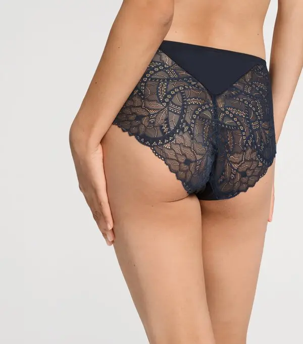 Hanro Azelia Maxi Briefs - Navy