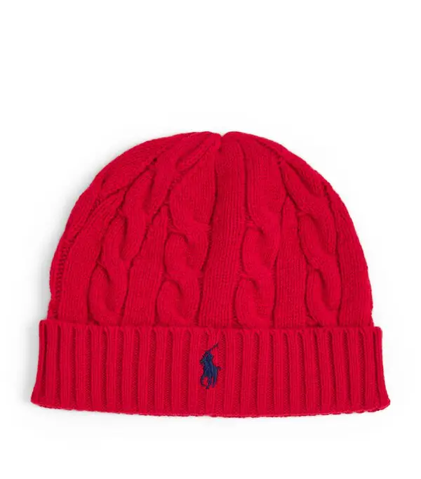 Polo Ralph Lauren Wool-cashmere Beanie - Red