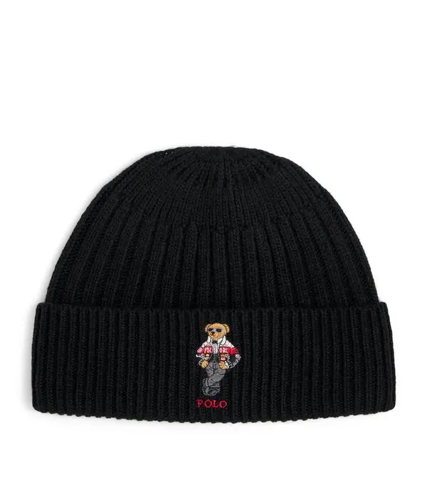 Polo Ralph Lauren Ribbed Polo Bear Beanie
