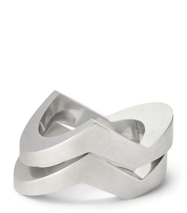 Ralph Lauren Palladium-plated Dual Cuff Bracelet Set - Silver