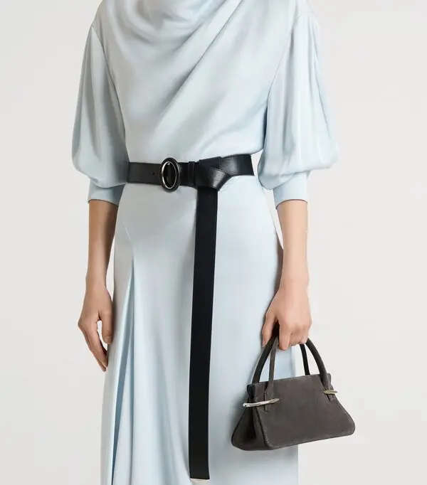 Givenchy Mini Suede Pinch Top-handle Bag