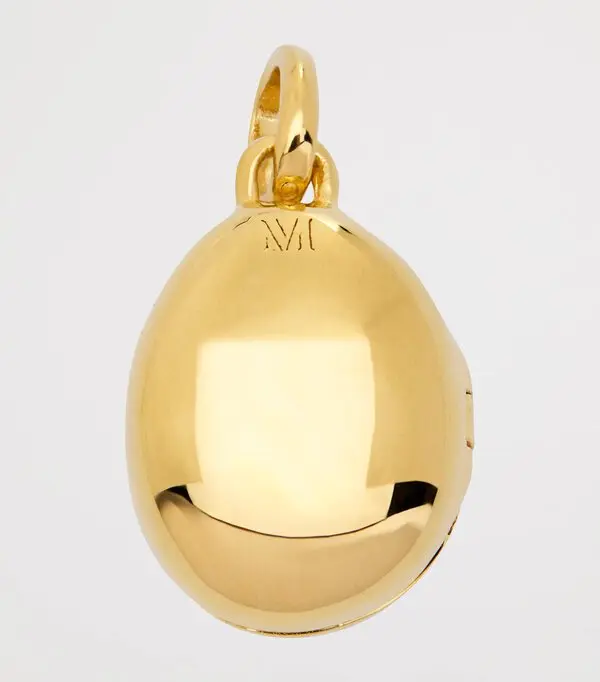 Monica Vinader Gold Vermeil And Citrine November Birthstone Locket