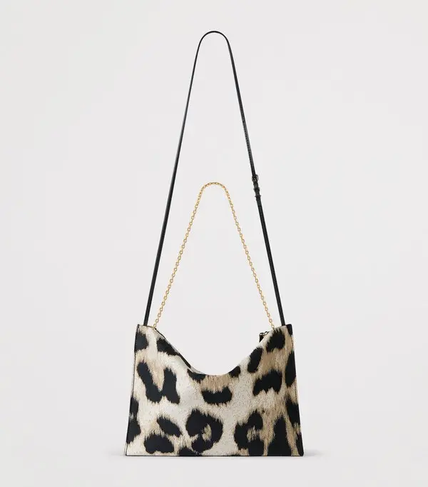 Givenchy Leopard Print Voyou Shoulder Bag