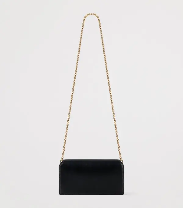 Givenchy Leather Antigona Chain Wallet - Black