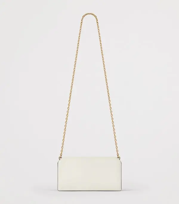 Givenchy Leather Antigona Chain Wallet - Ivory