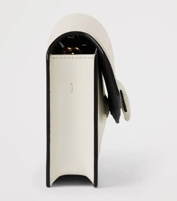 Givenchy Leather Antigona Chain Wallet - Ivory