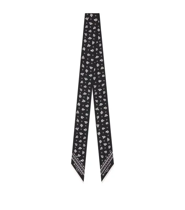 Givenchy Silk Twill Floral Scarf
