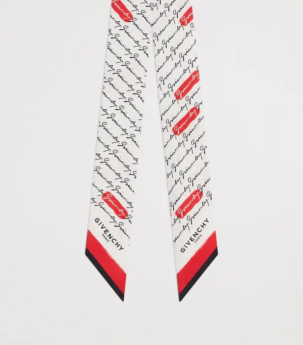 Givenchy Silk Twill Signature Scarf