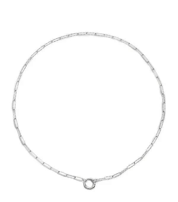 Monica Vinader Sterling Alta Charm Necklace