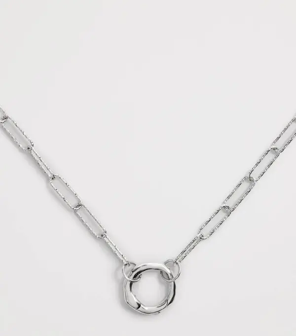 Monica Vinader Sterling Alta Charm Necklace
