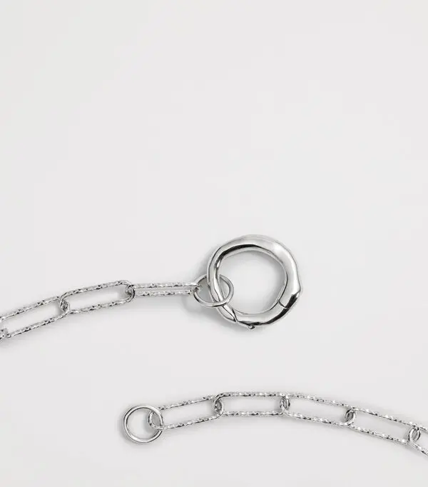 Monica Vinader Sterling Alta Charm Necklace