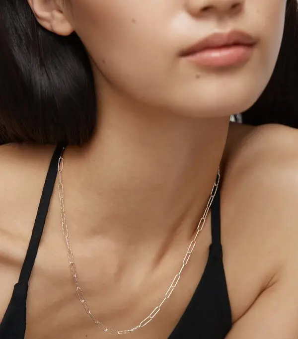 Monica Vinader Sterling Alta Charm Necklace