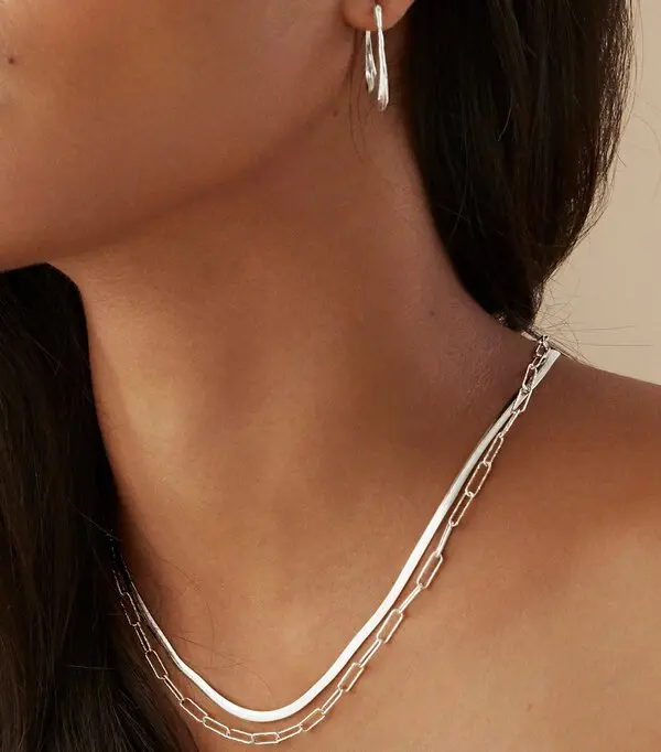 Monica Vinader Sterling Alta Necklace
