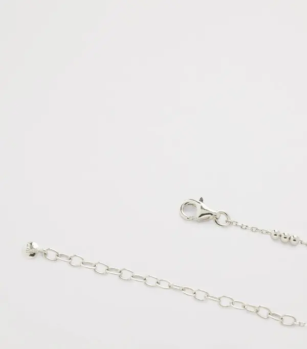 Monica Vinader Sterling Beaded Chain Necklace