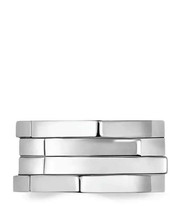 REPOSSI White Gold Antifer 4-row Ear Cuff