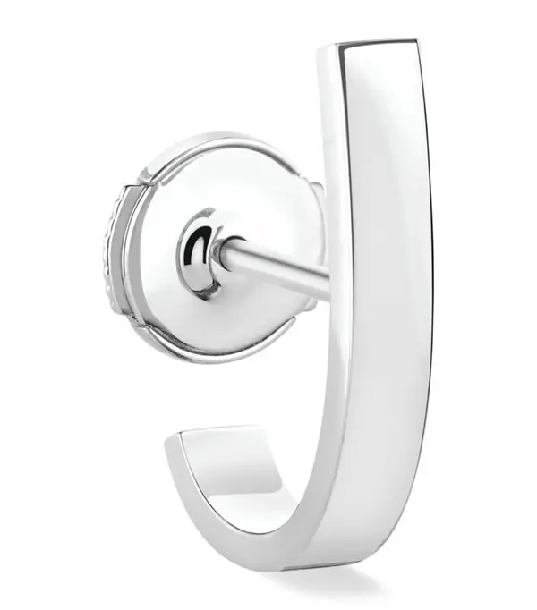 REPOSSI White Gold Berbere Single Hoop Earring