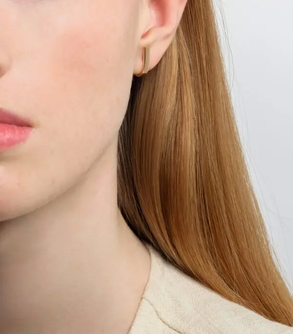REPOSSI White Gold Berbere Single Hoop Earring