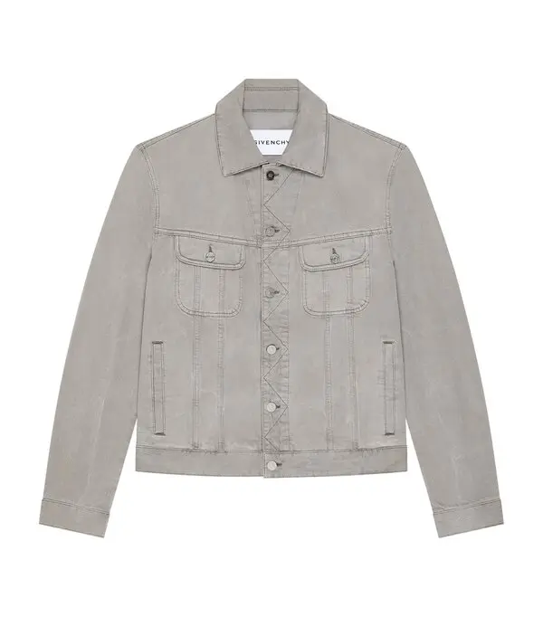 Givenchy Crease-effect Denim Jacket