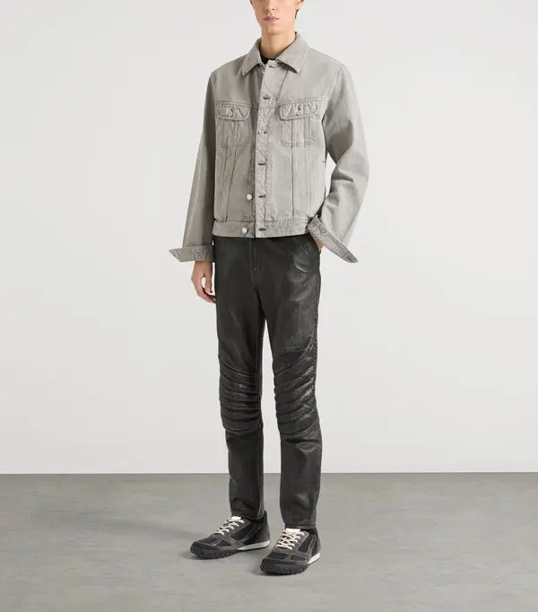 Givenchy Crease-effect Denim Jacket