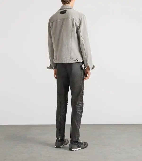 Givenchy Crease-effect Denim Jacket