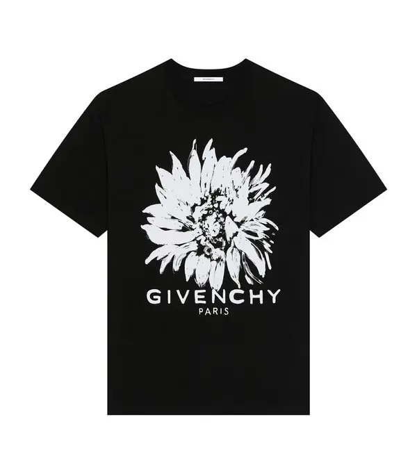 Givenchy Cotton Floral Logo T-shirt