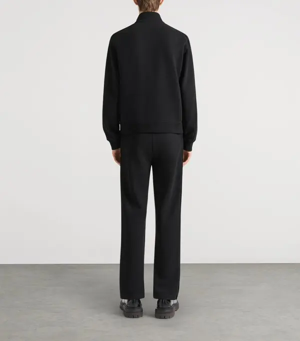 Givenchy Jersey Funnel-neck Bomber Jacket