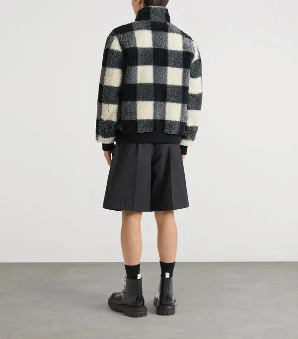 Givenchy Fleece Bomber Jacket - Black