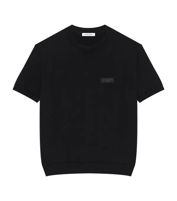 Givenchy Cotton Logo-tab T-shirt - Black