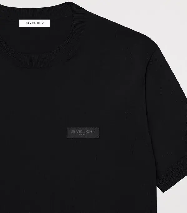 Givenchy Cotton Logo-tab T-shirt - Black