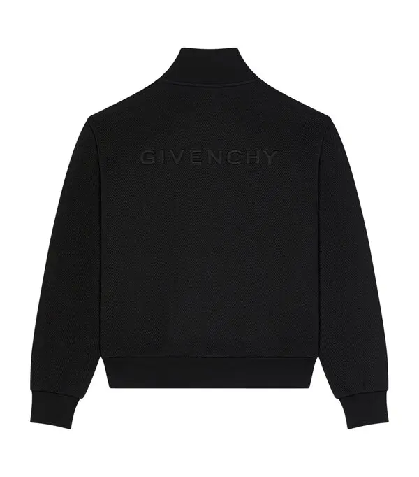 Givenchy Herringbone Zip-up Sweatshirt