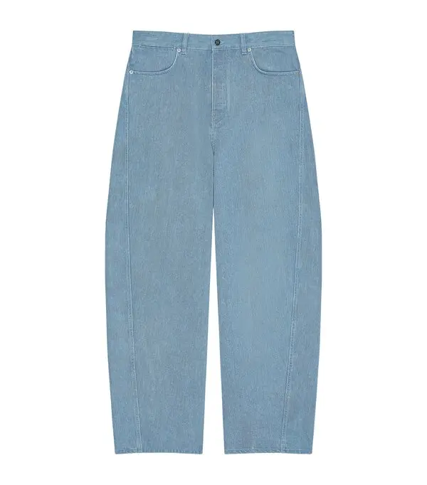 Givenchy Couture Seam Barrel-leg Jeans